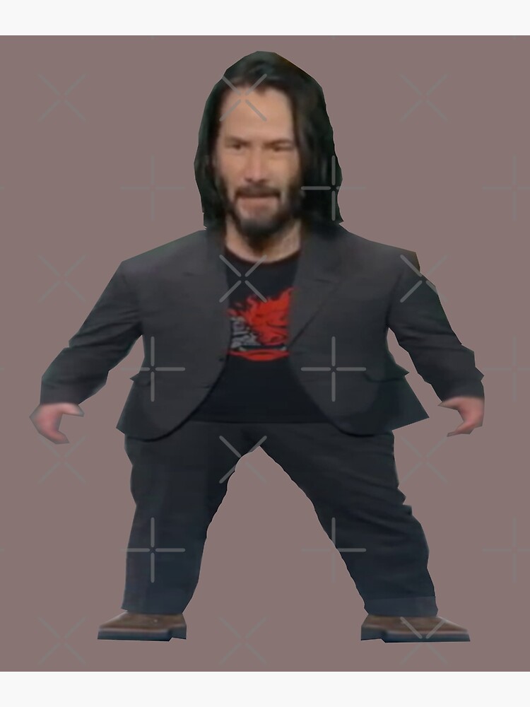 "Mini Keanu Sticker, Funny Mini Keanu Sticker" Poster for Sale by ...