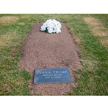 "Ivana Trump’s Golf Course Grave" Art Print for Sale by GrellenDraws ...