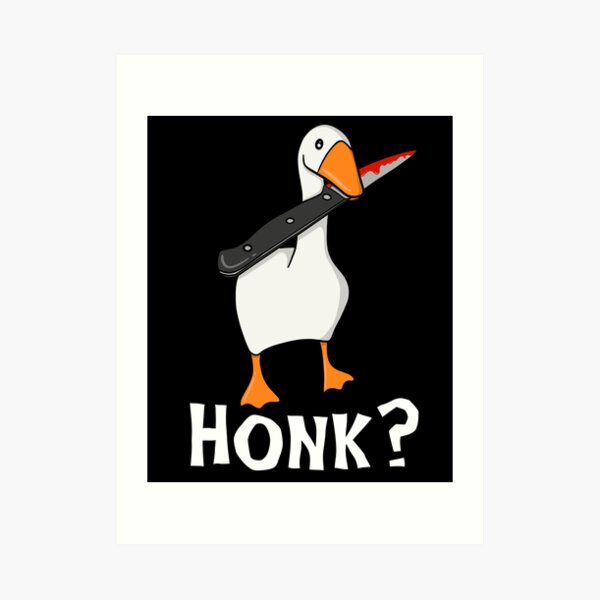 "Murder Goose Honk? Funny Murderino True Crime Lover Serial Killer" Art ...