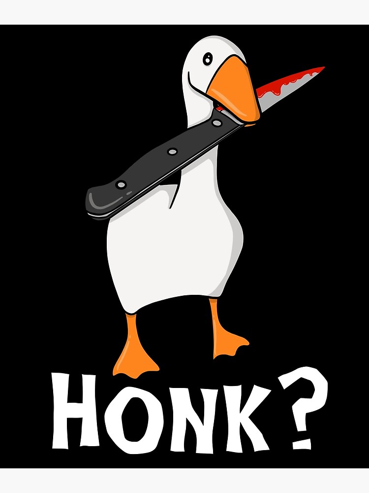 "Murder Goose Honk? Funny Murderino True Crime Lover Serial Killer" Art ...