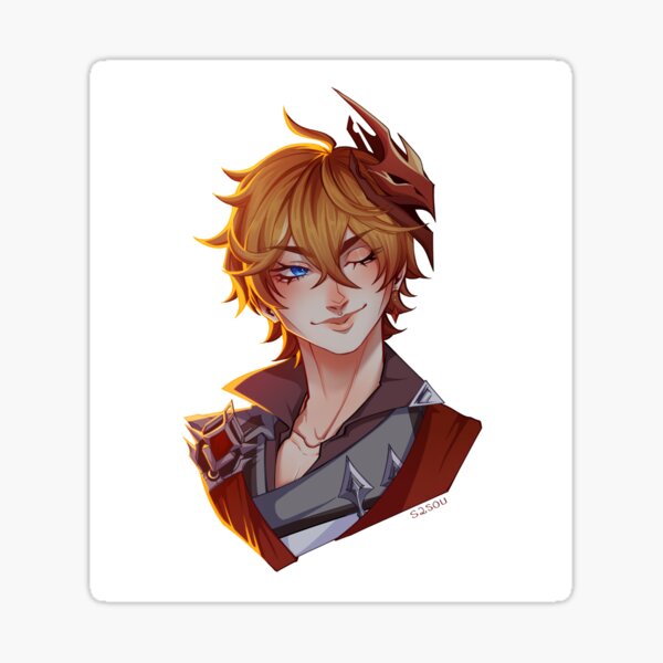 "Genshin Impact Tartaglia" Sticker for Sale by S2sou | Redbubble