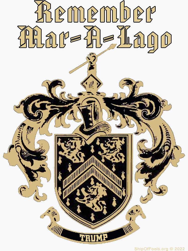 "Remember Mar-A-Lago" Sticker for Sale by ShipOfFools | Redbubble
