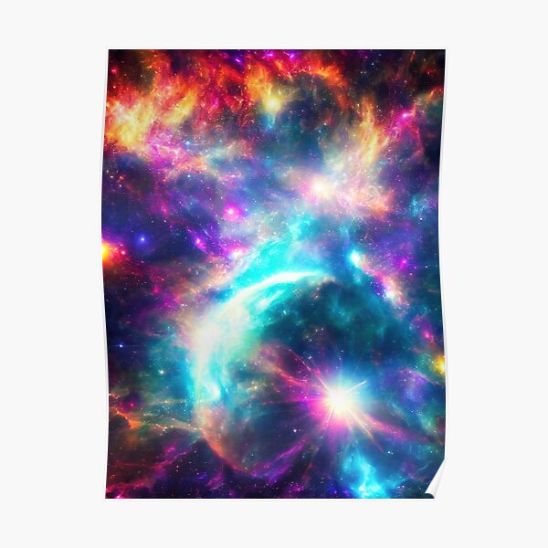 "Space Galaxy" Poster for Sale by AlexandrAIart | Redbubble
