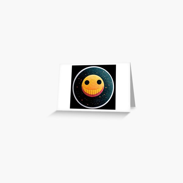 "Space Smiley Face :)" Greeting Card for Sale by SmileyDan | Redbubble