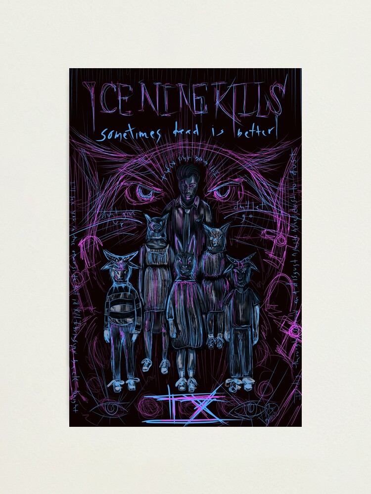 "Ice Nine Kills Illustrated Artwork 2022" Photographic Print for Sale ...