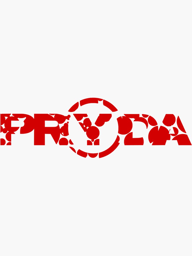 "Eric Prydz Red Pryda logo Essential " Sticker for Sale by MarcuSchust ...