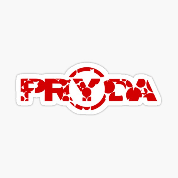 "Eric Prydz Red Pryda logo Essential " Sticker for Sale by MarcuSchust ...