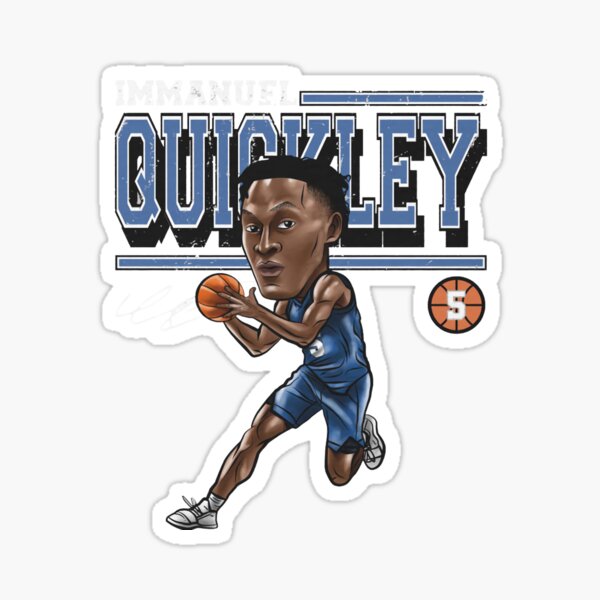 "Immanuel Quickley Cartoon" Sticker for Sale by richardreesep | Redbubble