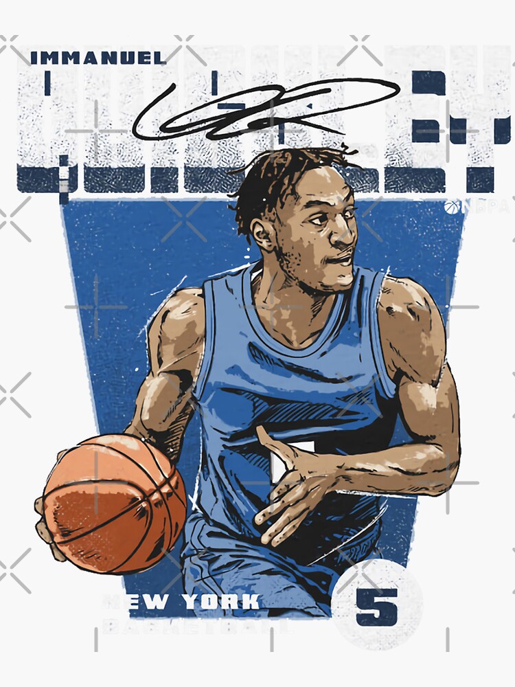 "Immanuel Quickley Premiere" Sticker for Sale by richardreesep | Redbubble