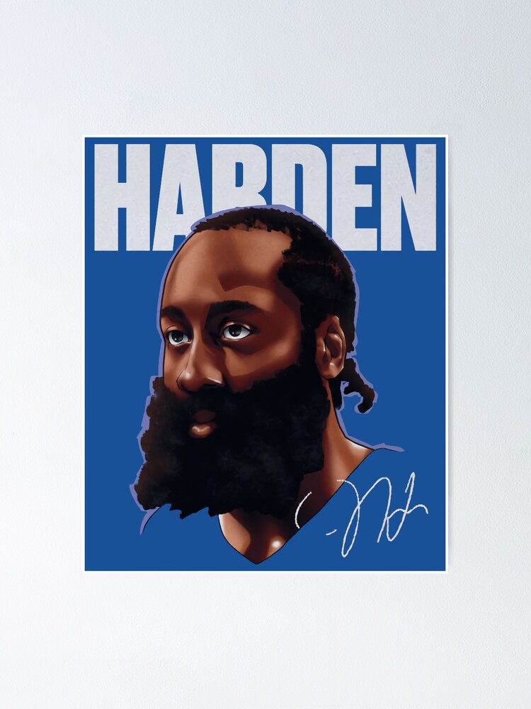 "James Harden Game Face" Poster for Sale by richardreesep | Redbubble