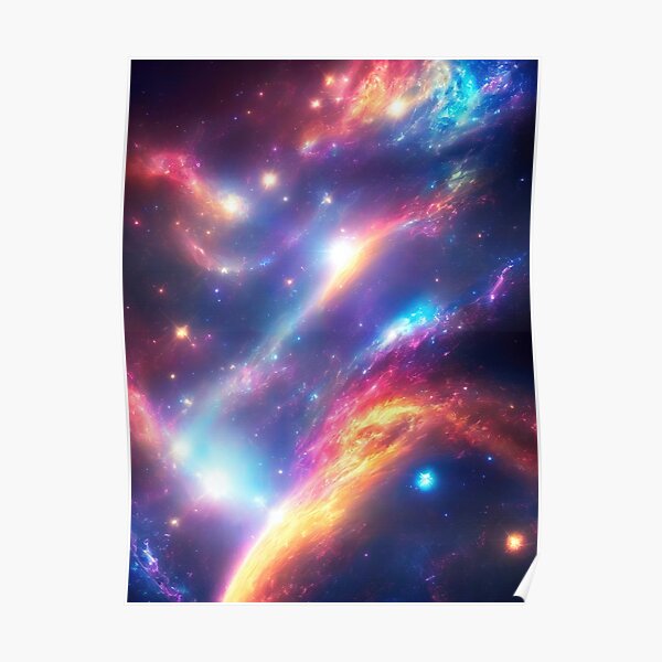 "Space Galaxy" Poster for Sale by AlexandrAIart | Redbubble