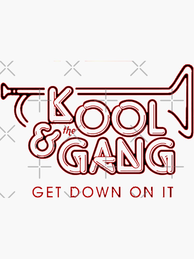 "Kool & The Gang is amazing art" Sticker for Sale by kradke3n | Redbubble