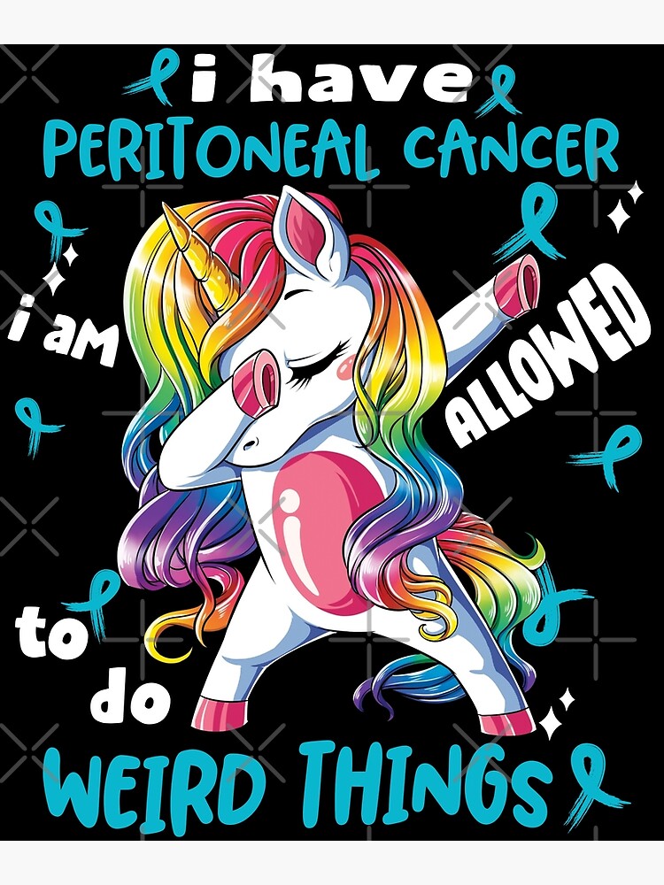 Lámina fotográfica «Conciencia del cáncer peritoneal Divertido ¡Tengo ...