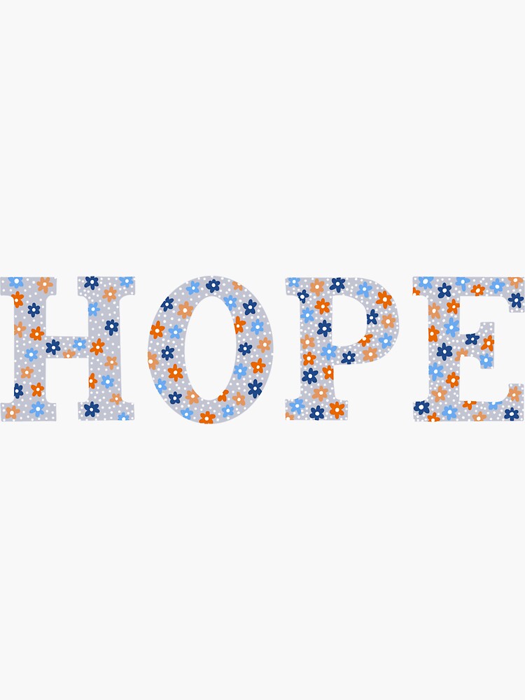 "Hope College Flower Logo" Sticker for Sale by madslats | Redbubble