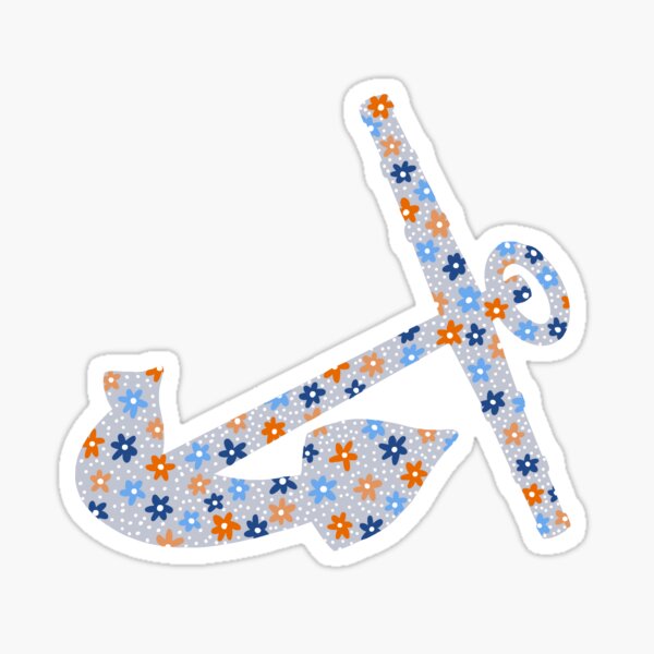 "Hope College Flower Anchor Logo" Sticker for Sale by madslats | Redbubble