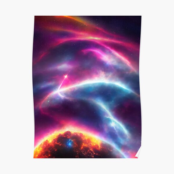 "Space Galaxy" Poster for Sale by AlexandrAIart | Redbubble