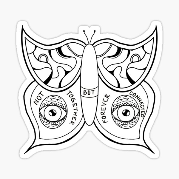 "Forever Connected" Sticker for Sale by ZachWatkins | Redbubble