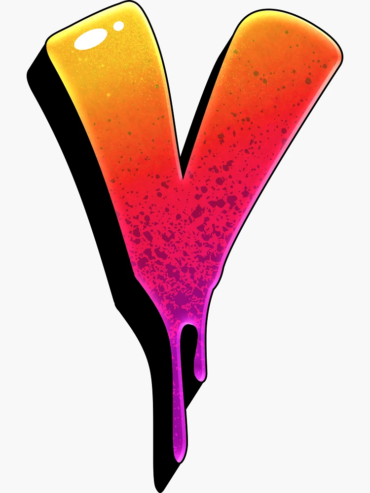 Colorful Letter V