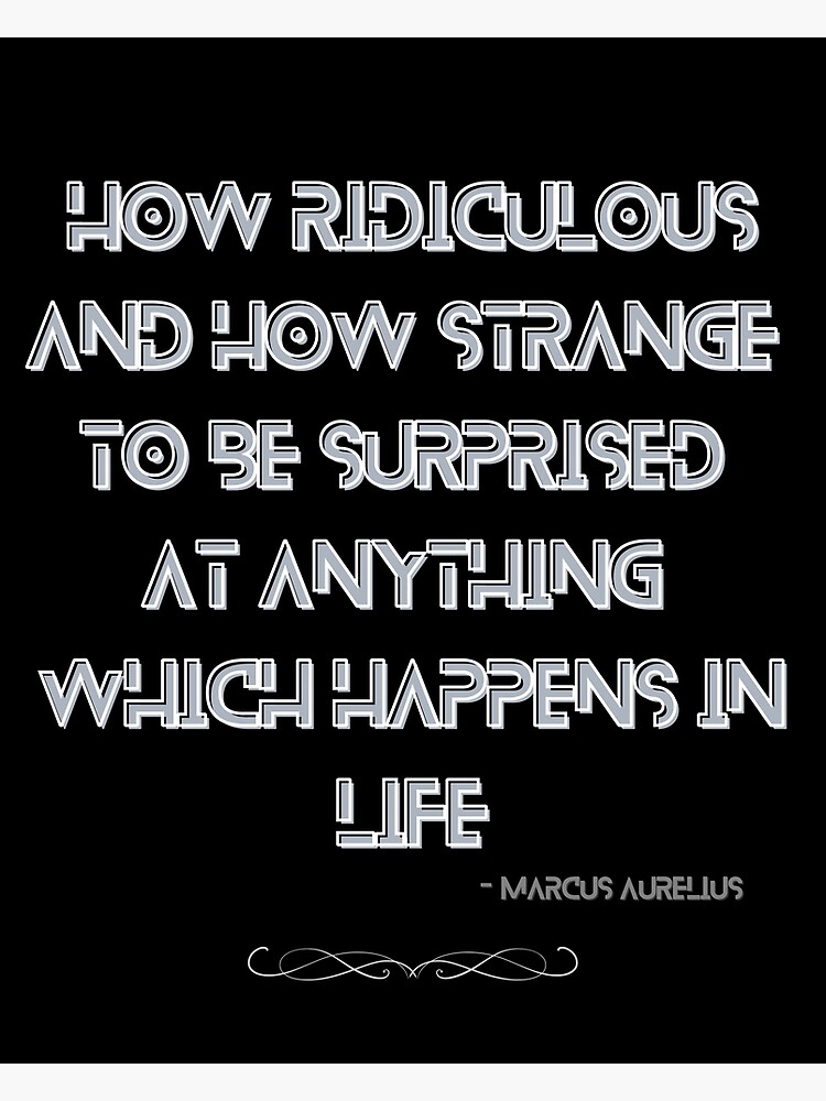 "How ridiculous and how strange" Art Print for Sale by ScriptTours ...