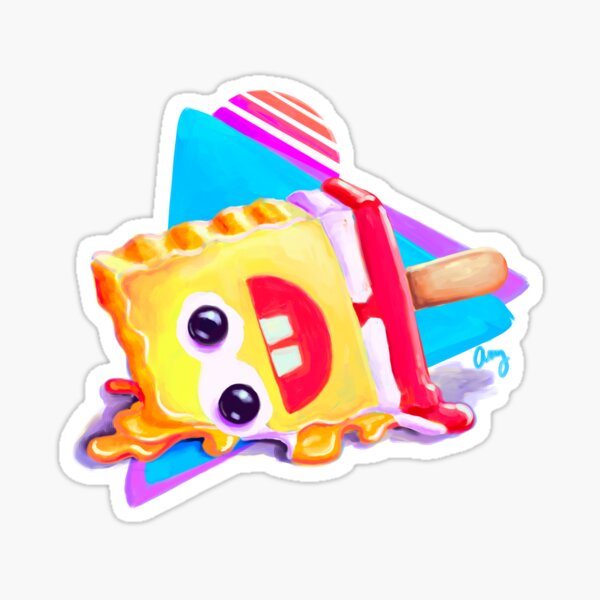 "Spongebob Melting Ice Cream Popsicle" Sticker for Sale by ...