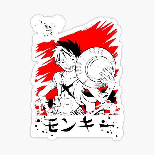 "luffy" Sticker for Sale by Asrancreative1 | Redbubble