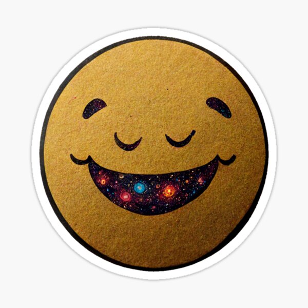 "Weird Smiley Face :) version 5" Sticker for Sale by SmileyDan | Redbubble
