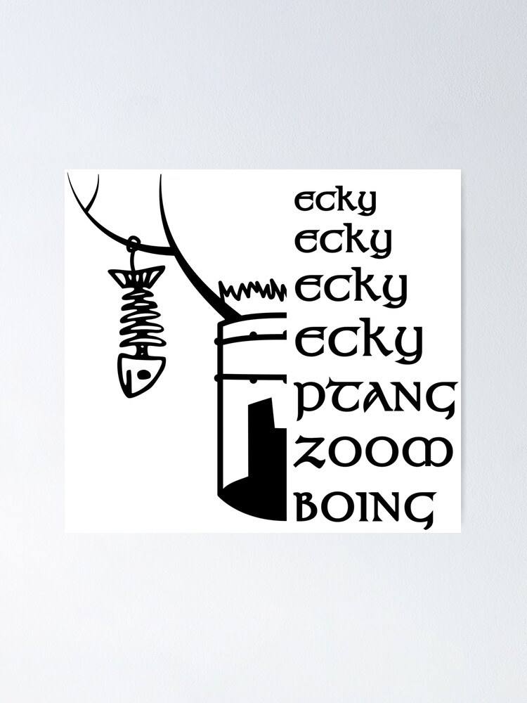 "Ecky ecky" Poster by dynamitfrosch | Redbubble