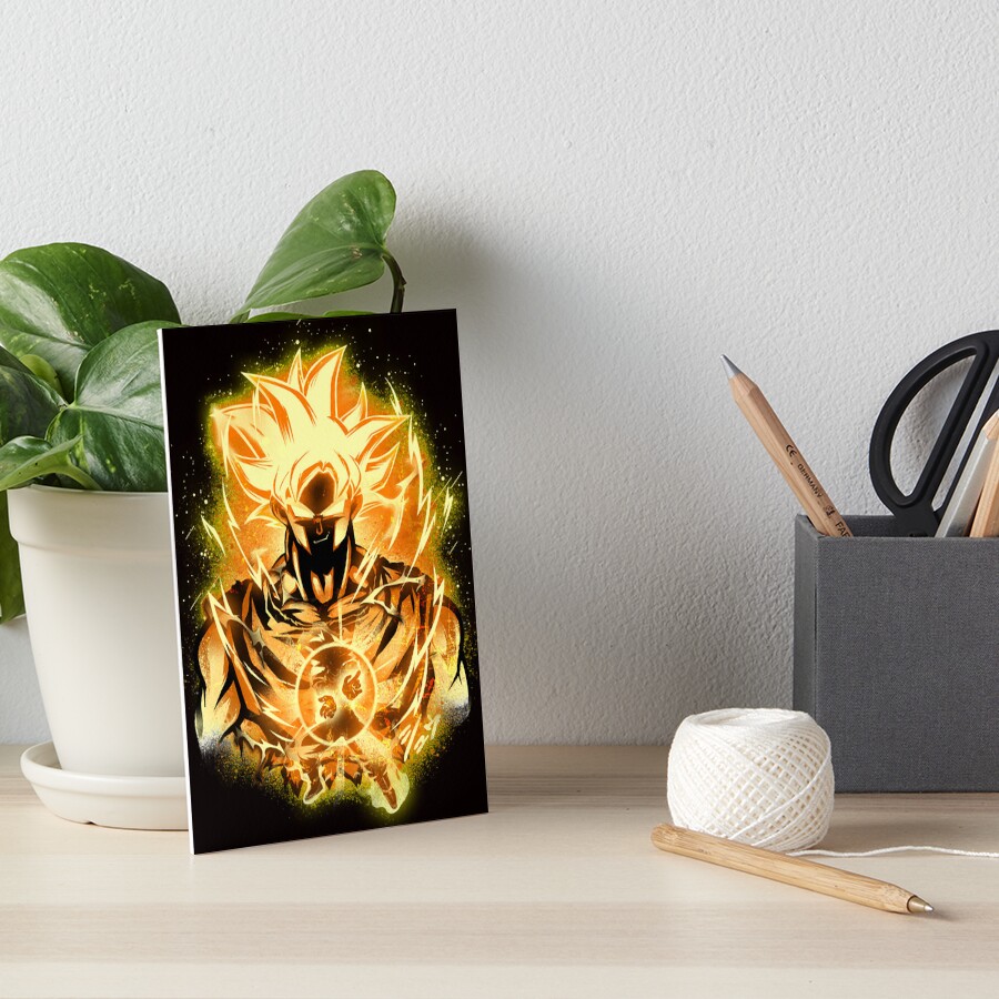 "Golden Saiyan Goku God" Poster for Sale by StevenCassidy | Redbubble