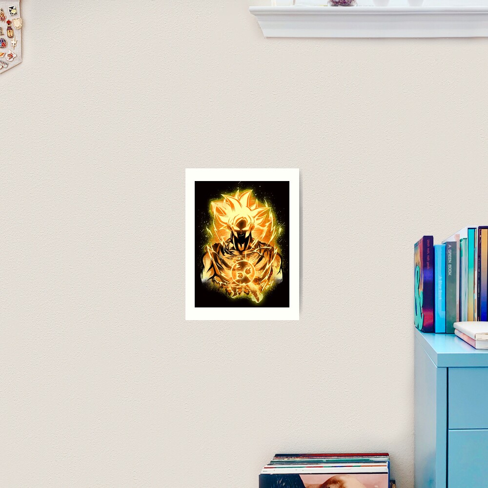 "Golden Saiyan Goku God" Poster for Sale by StevenCassidy | Redbubble