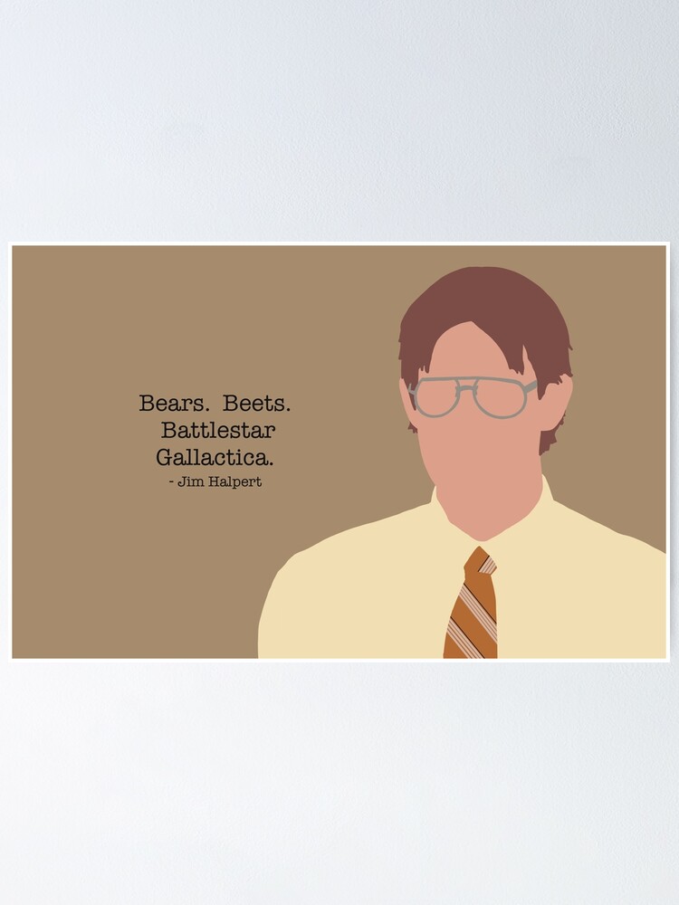 "Dwight Impersonation" Poster for Sale by AspenTreeDraw | Redbubble