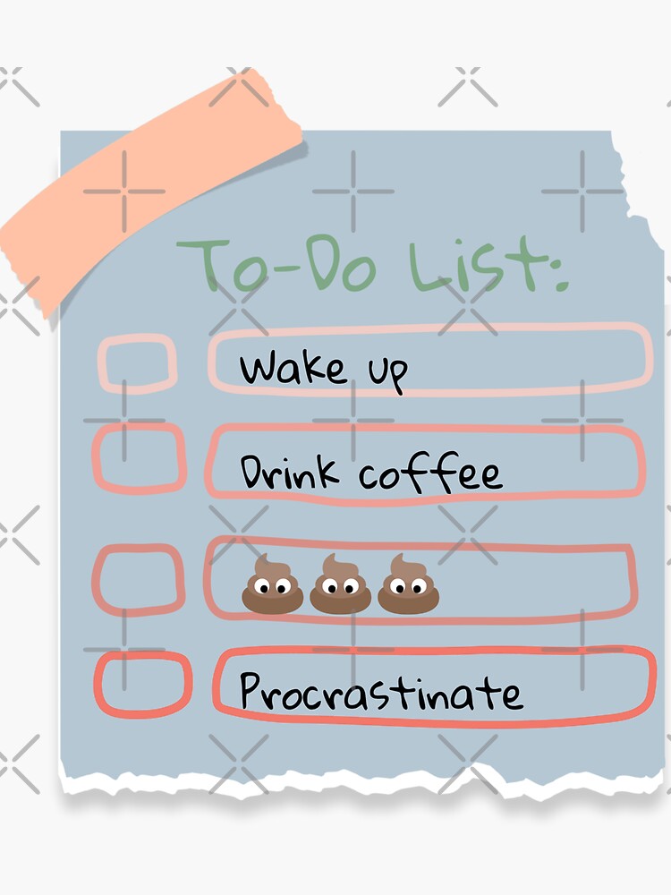 "To-Do List " Sticker for Sale by KonTheHero | Redbubble