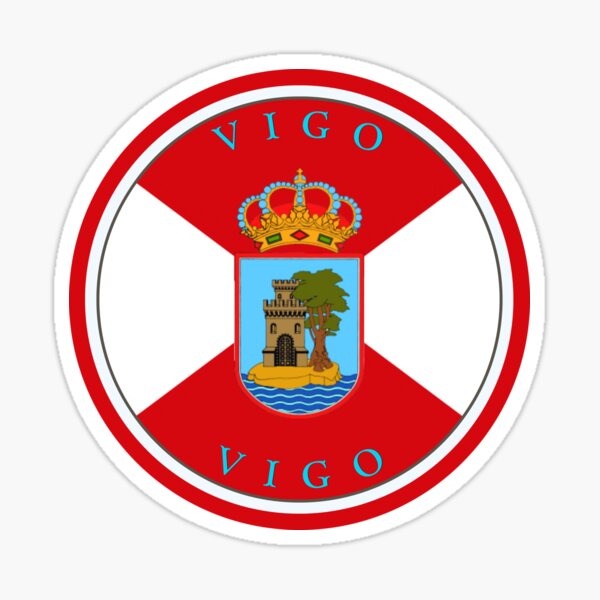 "City of Vigo Spain" Sticker for Sale by FedSherDesign | Redbubble