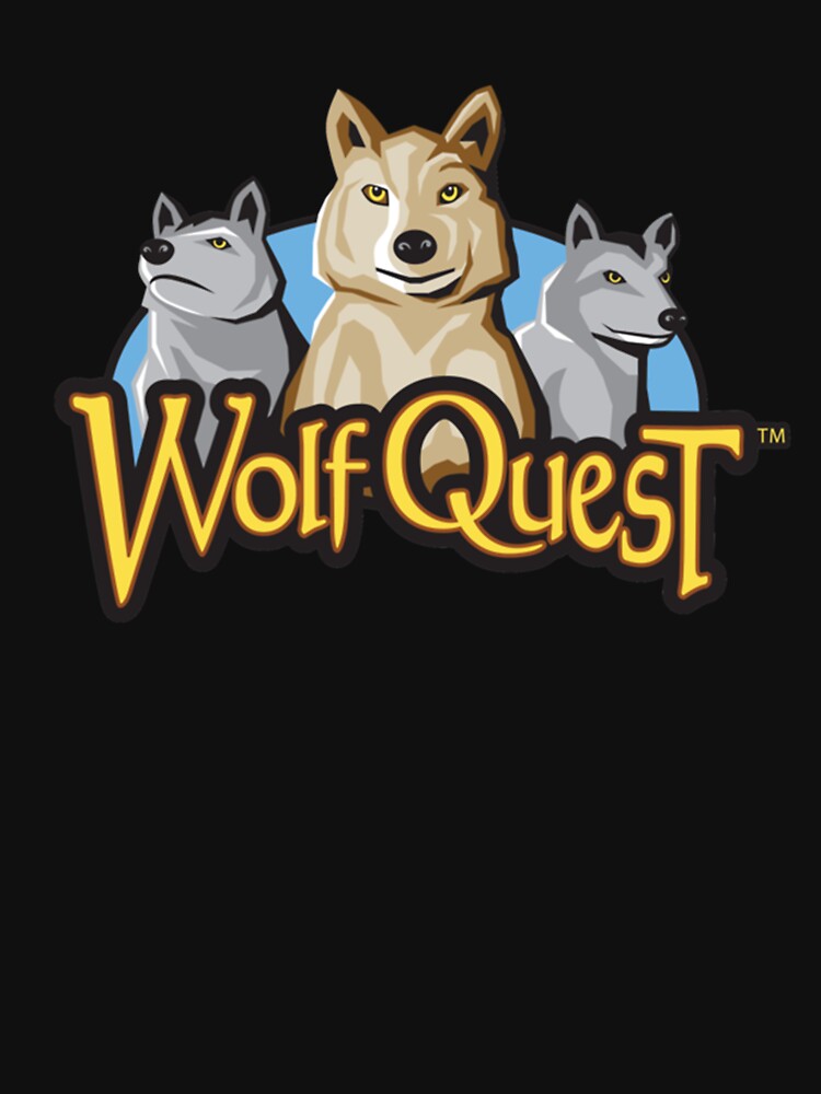 "WolfQuest Classic logo Essential " T-shirt for Sale by AlvaWalsh ...