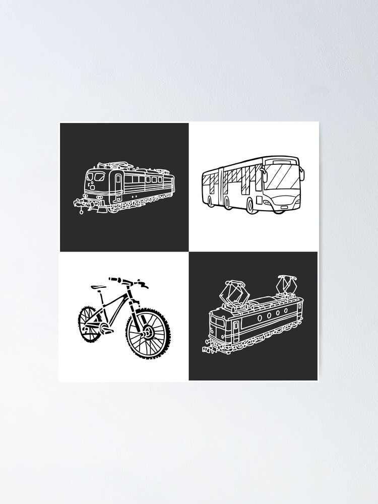 "One Less Car Ride A Bike Train Bus Tram Trike Tricycle Share The Road ...