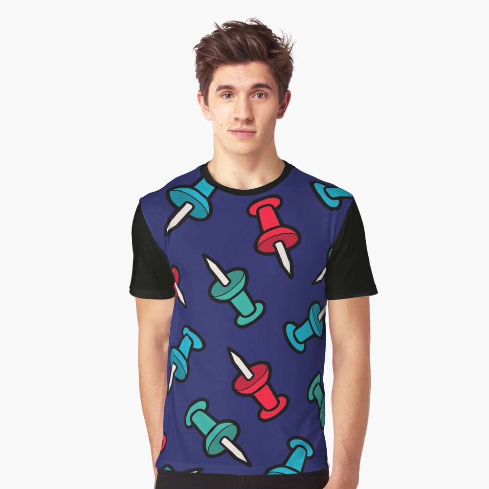 "Map Tack Pattern" Sticker for Sale by evannave | Redbubble