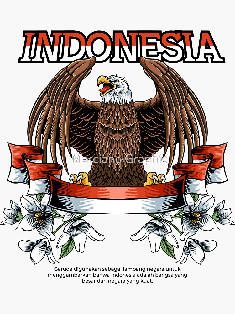 "Garuda" Sticker for Sale by auroradesignco | Redbubble
