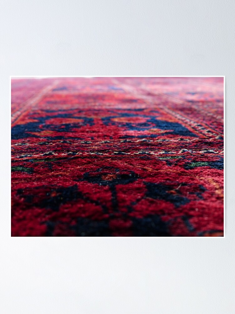 "Traditional Persian red carpet" Poster for Sale by ArtEntwined | Redbubble