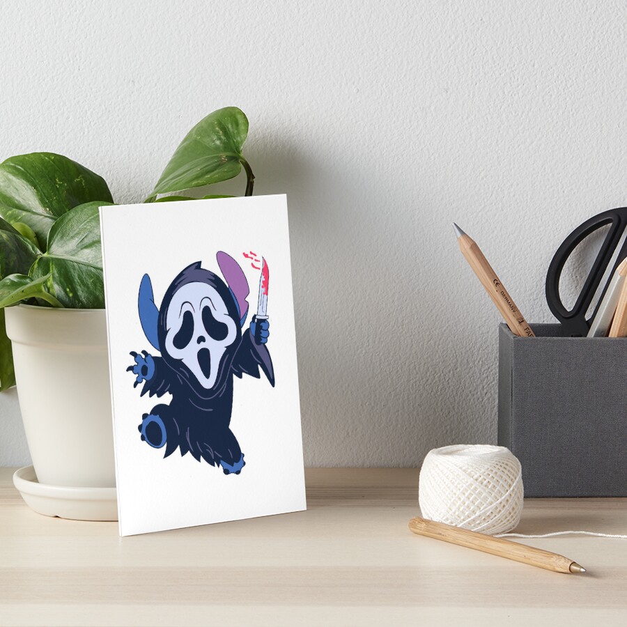 "Scream Ghostface Cute" Art Board Print for Sale by ClothingTX | Redbubble