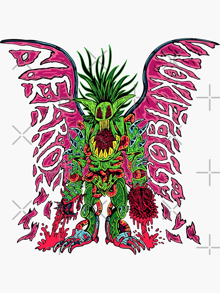 "Nekrogoblikon Art" Sticker for Sale by xxXVintageXxx | Redbubble