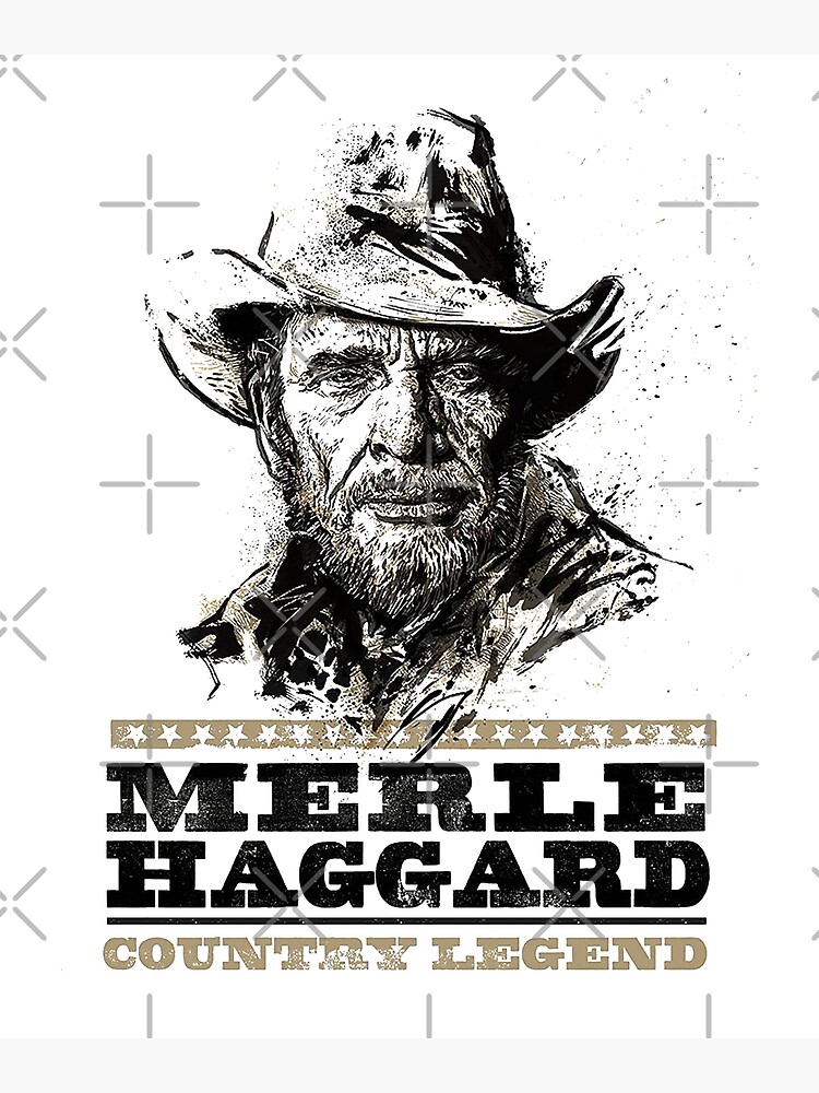 "Vintage Haggard Country Legend Gift Men Women" Photographic Print for ...