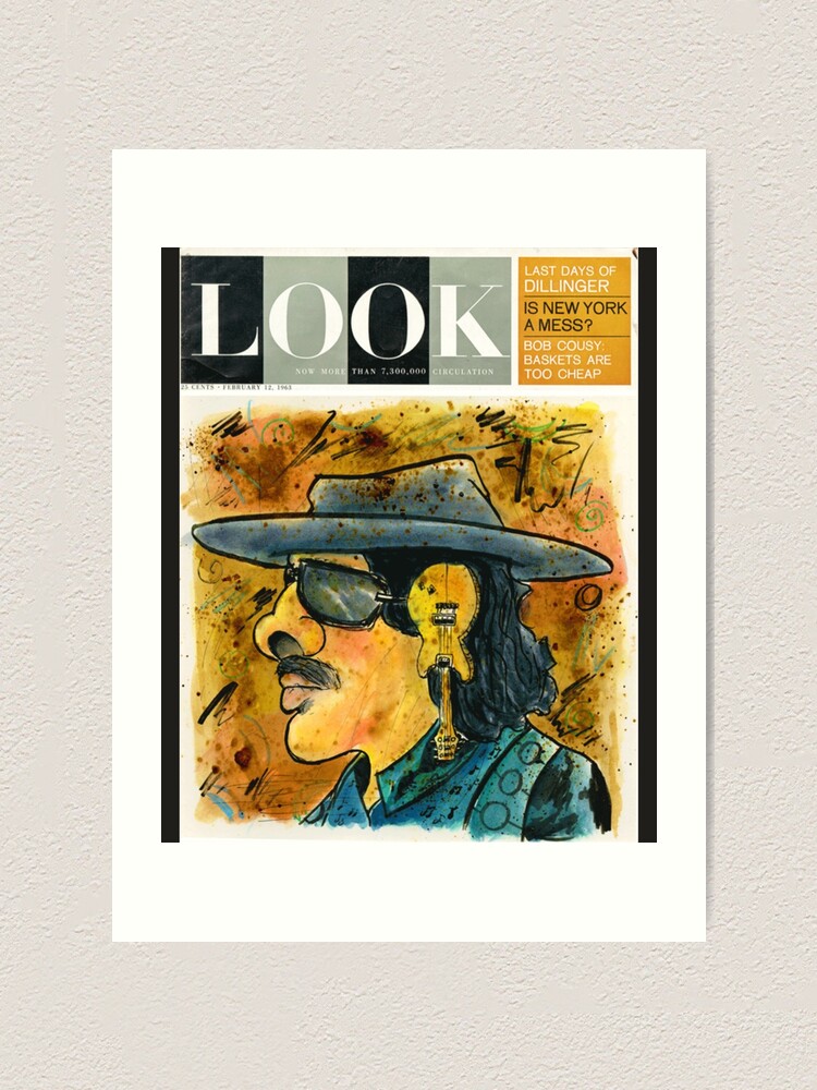 "Santana Latin Rock Caricature Fan Art " Art Print for Sale by ...