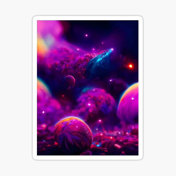 "Blue Ice Comet" Sticker for Sale by MicroMagnus | Redbubble