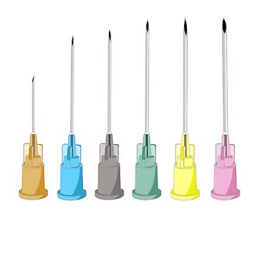 "Needles" Sticker for Sale by bstoreyarts | Redbubble