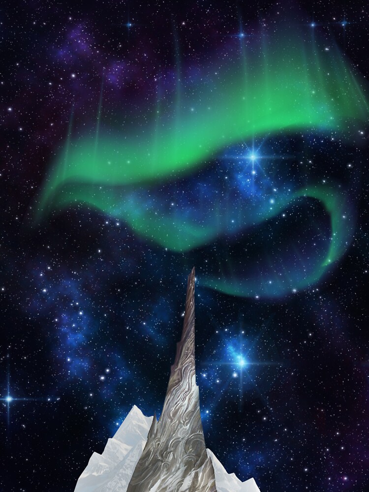 "Celestial Mountain - Mount Targon" Sticker for Sale by LegendsAwLeague ...