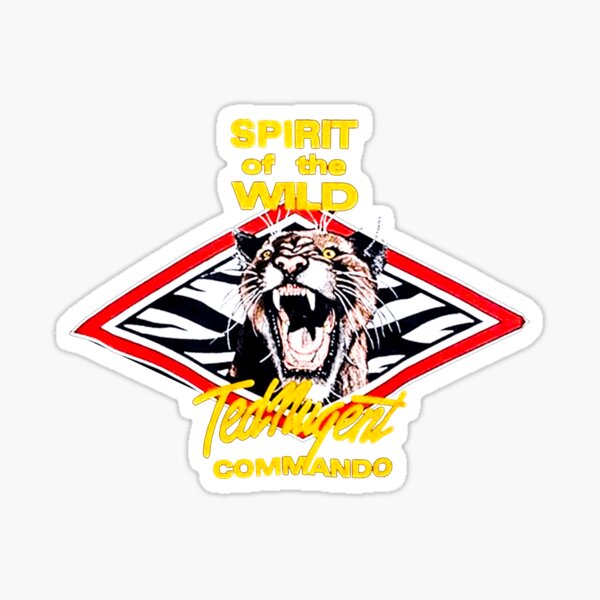 "Ted Nugent Comando" Sticker for Sale by shopCuauau | Redbubble