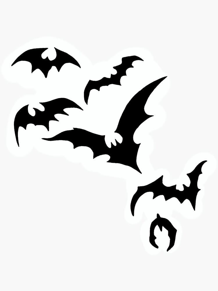 "Eddie Munson tattoo Bat inspired" Sticker for Sale by akkottedesigns ...