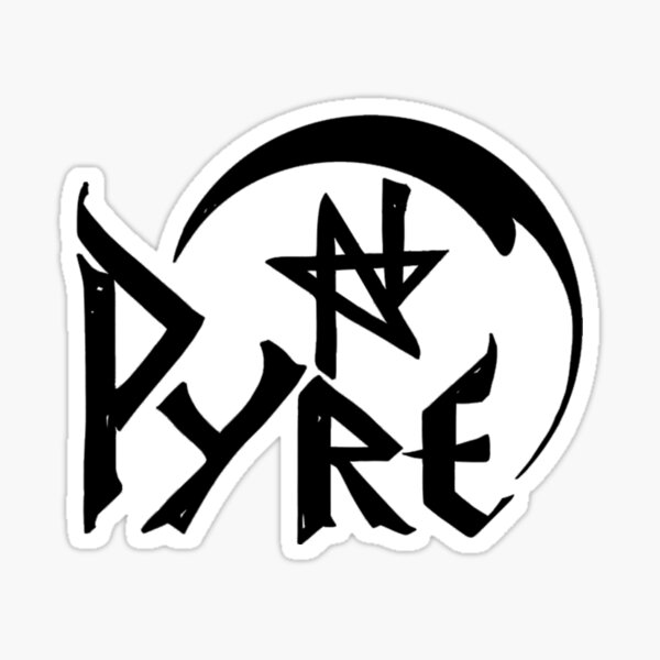 "Pyre Title" Sticker for Sale by hayleygleason | Redbubble
