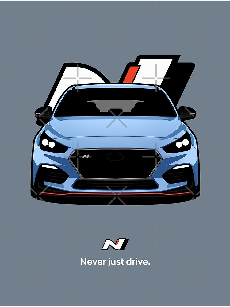 "Hyundai i30N Pre Facelift" Poster for Sale by IssKa | Redbubble