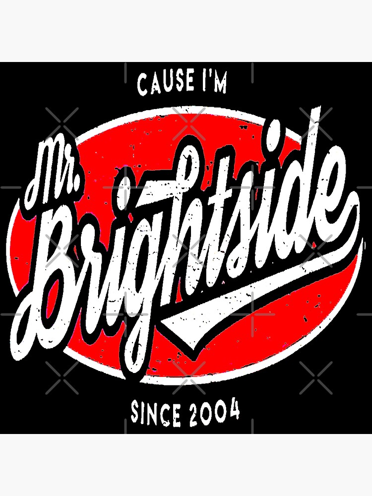 "Mr Brightside" Sticker for Sale by Daichimba | Redbubble