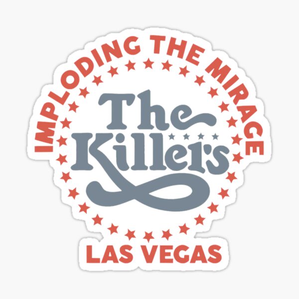 "The killers las vegas" Sticker for Sale by Daichimba | Redbubble